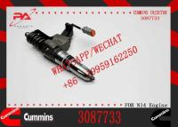 China Remanufactured Cummins N14 Diesel Fuel Injector 3087733 3411759 240-260 Bar for sale