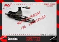 China Remanufactured Cummins N14 Diesel Fuel Injector 3087733 3411759 240-260 Bar for sale