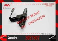 China Common Rail Fuel Injector 3087560 3087733 3087807 for Cummins NT855 QSN14 N14 Engine 240-260 bar for sale