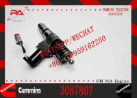 China Common Rail Fuel Injector 3087560 3087733 3087807 for Cummins NT855 QSN14 N14 Engine 240-260 bar for sale