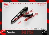 China Remanufactured Cummins N14 Diesel Fuel Injector 3411759 3087560 240-260 Bar for sale