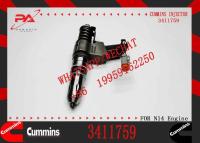 China Remanufactured Cummins N14 Diesel Fuel Injector 3411759 3087560 240-260 Bar for sale