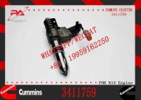 China Remanufactured Cummins N14 Diesel Fuel Injector 3411759 3087560 240-260 Bar for sale