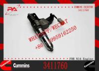 China Common Rail Fuel Injector 3411760 for Cummins N14 14L Engine 240-260 Bar 380-400 cc/min for sale
