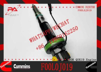 China Bosch Common Rail Fuel Injector F00L0J019 for Cummins QSK19 1600-2000bar Diesel Engine for sale