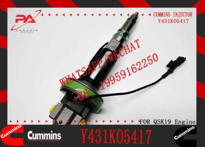 China Cummins QSK19 Fuel Injector Y431KO5417 4964172 2.3kg 1600-2000bar Common Rail for sale