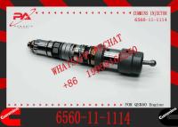 China Komatsu PC1250-7 PC1250-8 Fuel Injector 6560-11-1114 6560-11-1112 6560-11-1113 24V for SAA6D1170E-3 6D170 Engine for sale