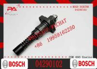 China BBosch Common Rail Fuel Injector 04290102 0.74kg for Isuzu 6UZ1 Diesel Engine for sale