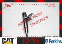 China Caterpillar 3116 Diesel Fuel Injector 102-7038 OEM 2.05 kg Alloy Steel for sale