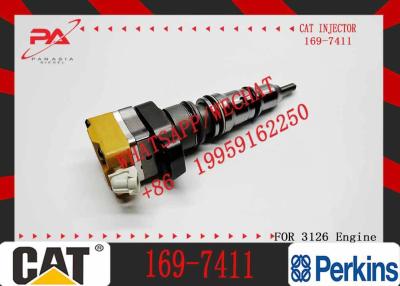 China Caterpillar 3126 3126B Fuel Injector 169-7411 128-6601 for Excavator E325C 325C 2.2kg for sale