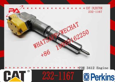 China Genuine Caterpillar 232-1167 Diesel Fuel Injector 2.0 kg for 3412 Marine Engine for sale