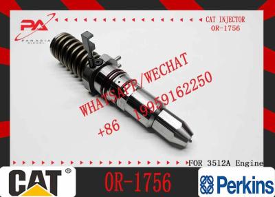 China Caterpillar 3512A Engine Fuel Injector 0R-1756 7E-3381 Genuine OEM 2.2 kg for sale