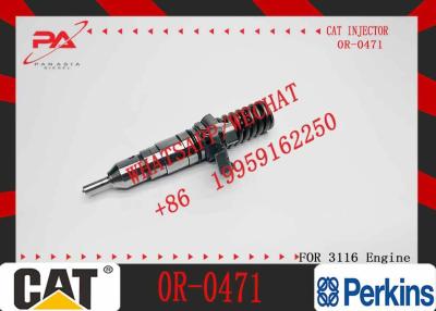China 0R-0471 127-8205 Diesel Fuel Injector for Caterpillar 3116 320B 325B Excavator Truck 2.05kg for sale