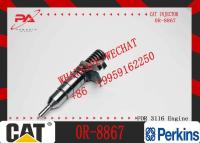China 0R-8867 7E-7607 Diesel Fuel Injector for Caterpillar 3116 320B 322B Excavator Truck 1.9kg for sale