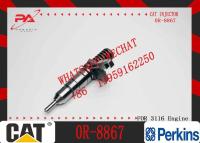 China 0R-8867 7E-7607 Diesel Fuel Injector for Caterpillar 3116 320B 322B Excavator Truck 1.9kg for sale