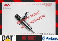 China 0R-8867 7E-7607 Diesel Fuel Injector for Caterpillar 3116 320B 322B Excavator Truck 1.9kg for sale
