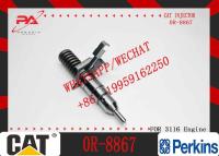 China 0R-8867 7E-7607 Diesel Fuel Injector for Caterpillar 3116 320B 322B Excavator Truck 1.9kg for sale