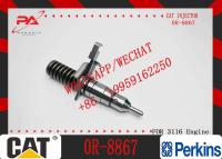 China 0R-8867 7E-7607 Diesel Fuel Injector for Caterpillar 3116 320B 322B Excavator Truck 1.9kg for sale