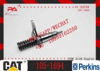 China Diesel Common Rail Fuel Injector 105-1694 101-8673 for Caterpillar 3116 Engine 2.0 kg for sale