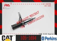 China Diesel Common Rail Fuel Injector 105-1694 101-8673 for Caterpillar 3116 Engine 2.0 kg for sale
