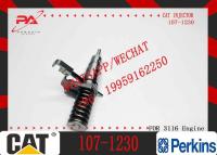 China Diesel Engine Fuel Injector 107-1230 127-8222 for Caterpillar 3116 Excavator Truck 2.05 kg for sale