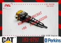 China Caterpillar 3126 Engine Fuel Injector 183-6797 0R-9348 10R-1262 222-5965 188-1320 10R-0781 1.9 kg for sale