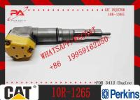 China CAT 10R-1265 3412 Diesel Engine Fuel Injector 2.1kg 12 Month Warranty OEM 20R-5392 for sale