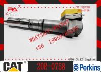 China Genuine Caterpillar 20R-0758 Diesel Fuel Injector for 3412 Engine 2.0 kg 12-Month Warranty for sale