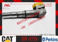 China CAT 3412 Truck Engine Fuel Injector 20R-0759 104-3377 2.05 kg Diesel Spray Valve Spare Parts for sale