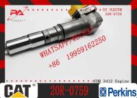 China CAT 3412 Truck Engine Fuel Injector 20R-0759 104-3377 2.05 kg Diesel Spray Valve Spare Parts for sale