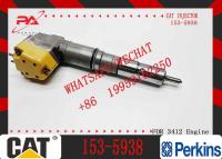 China Diesel Common Rail Fuel Injector 153-5938 20R-4148 138-8756 for Caterpillar 3412 Engine 1.9 kg Steel for sale