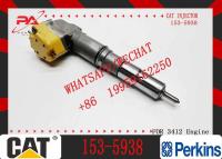 China Diesel Common Rail Fuel Injector 153-5938 20R-4148 138-8756 for Caterpillar 3412 Engine 1.9 kg Steel for sale