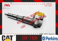 China KJC Excavator Fuel Injector 169-7408 4CR01974 for Caterpillar 3412 Engine 2.1kg for sale