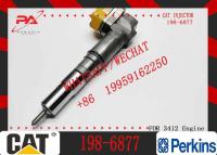 China PINDUN Diesel Injector Assembly 198-6877 for Caterpillar 3412E Engine 2.0 kg Alloy Steel for sale
