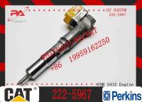 China KJC Excavator Fuel Injector 222-5967 169-7408 for Caterpillar 3412 Engine 2.05kg for sale