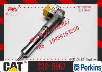 China KJC Excavator Fuel Injector 222-5967 169-7408 for Caterpillar 3412 Engine 2.05kg for sale