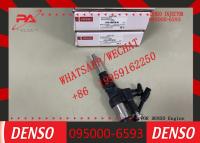 China New Original Fuel Injector 095000-6593 23670-E0010 23670E0010 High-Speed Steel Engine Parts for sale