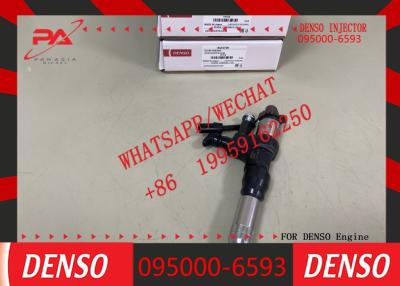 China New Original Fuel Injector 095000-6593 23670-E0010 23670E0010 High-Speed Steel Engine Parts for sale