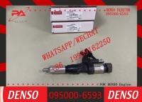 China New Original Fuel Injector 095000-6593 23670-E0010 23670E0010 High-Speed Steel Engine Parts for sale