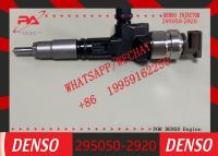 China Construction Machinery Parts Diesel Common Rail Fuel Injector 295050-2910 1J702-53051 295050-2920 for sale