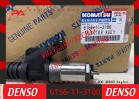 China 095000-1211 New Diesel Fuel Injector 6156-11-3100 for Komatsu Excavator Pc400-7 Pc450-7 6156-11-3300 6156-11-3301 for sale