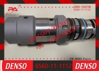 China Excavator Engine Parts Fuel Injector 6560-11-1114 6560-11-1112 6560-11-1113 for PC1250-7 PC1250-8 SAA6D1170E-3 6D170 for sale