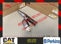 China New OEM Common Rail Diesel Fuel Injector 249-0709 for 374D L Model 2008-2015 Engine Metal 6-Month Warranty for sale