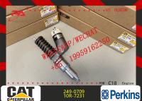 China New OEM Common Rail Diesel Fuel Injector 249-0709 for 374D L Model 2008-2015 Engine Metal 6-Month Warranty for sale