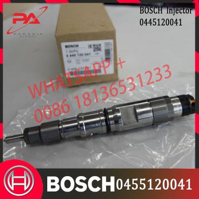China Fuel Injection Common Rail Fuel Injector 0445120041 for BOSCH DAEWOO DOOSAN DV11 65.10401-7002C for sale