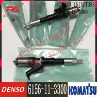 China Komatsu Excavator Fuel Injector 6156-11-3300 for PC400-7 PC450-7 6D140 Engine for sale