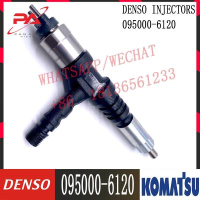 China 095000-6120 Fuel Injector Komatsu PC600 Excavator 6261-11-3100 Diesel Common Rail for sale