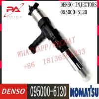 China DENSO Common Rail Fuel Injector 095000-6120 for Komatsu PC600 Excavator 6261-11-3100 for sale