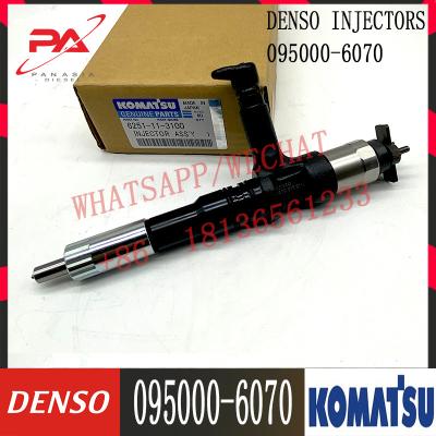 China Common Rail Injector 095000-6070 for Komatsu PC350-7 PC400-7 6251-11-3100 for sale