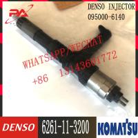 China Komatsu Diesel Fuel Injector 6261-11-3200 095000-6140 for PC800-8 D155AX-6 Engine for sale